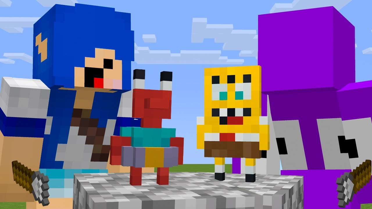 BUILD BATTLE com MINI BLOCOS de 1 PIXEL Minecraft! - YouTube