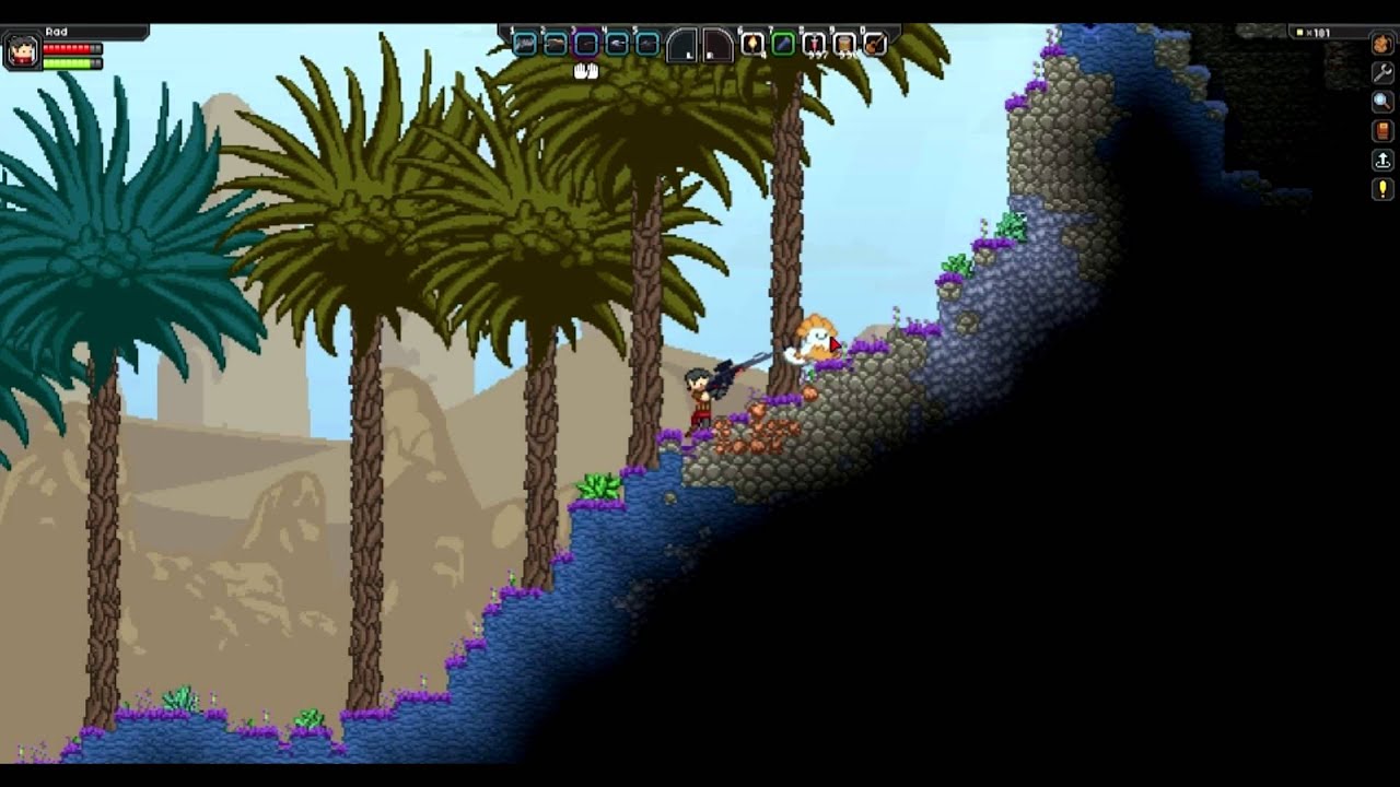 Starbound - Fast-moving Projectile Bug - YouTube
