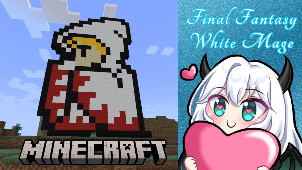 Crafting the White Mage from Final Fantasy | Minecraft Character Build ...