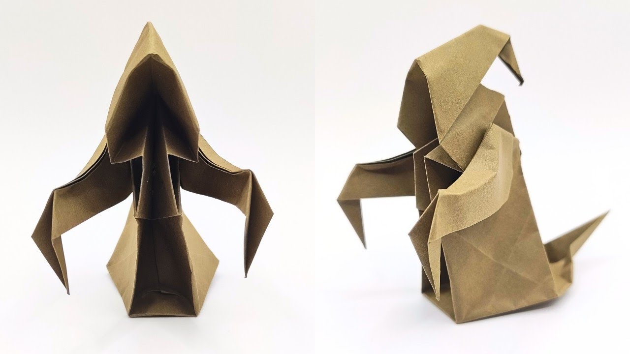 The SECRET to Making a Paper Ghost by Anibal Voyer for Halloween - YouTube