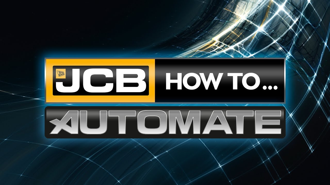 JCB - How to use Automate - YouTube