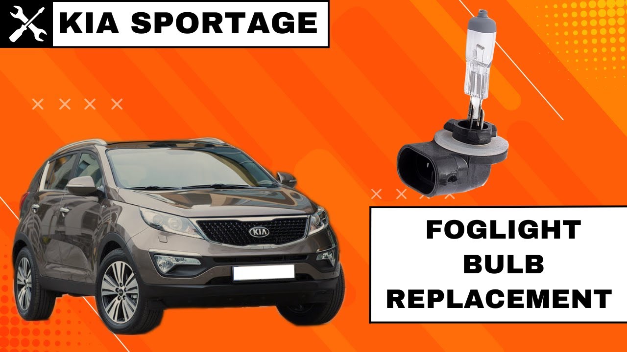 Kia Sportage SL 2010-2015 - Fog Light Bulb Replacement - YouTube