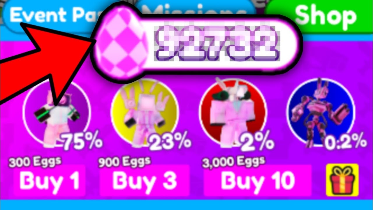 🥚 How To Earn EGGS QUICKLY In The EASTER EVENT! 🐰🥳 | Toilet Tower ...