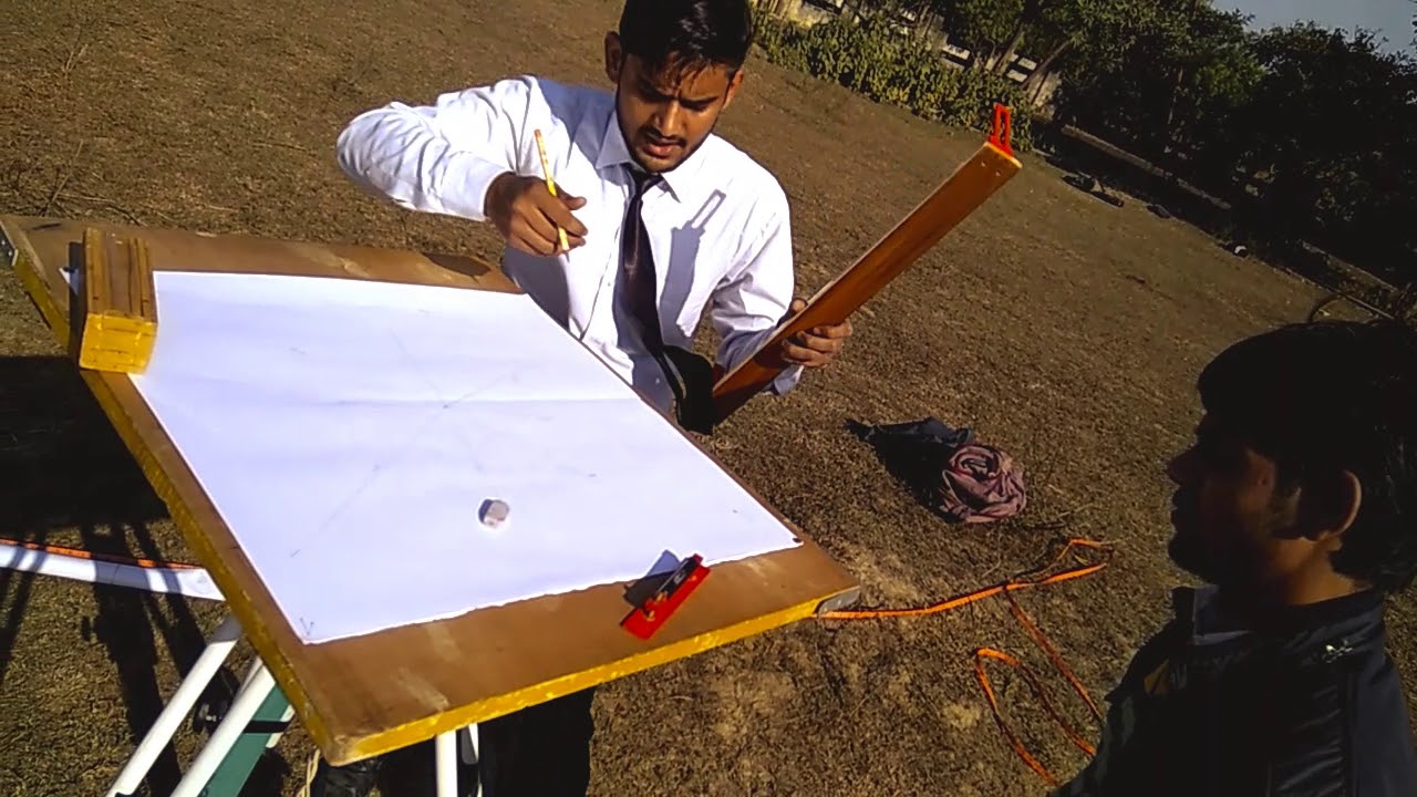 Plane Table Survey YouTube Plane Table Survey YouTube