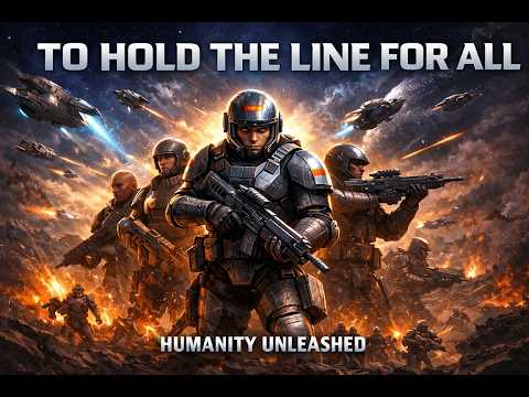 🔥 To Hold the Line for All [SciFi Marching Song] | They Were Abandoned… Then Humanity Arrived 🔥