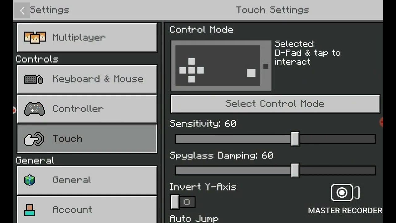 How to get the original controls back for Minecraft bedrock/PE! - YouTube