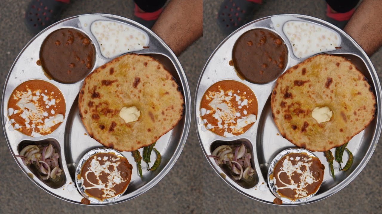 Meera Bagh के Amritsari Tandoori Kulcha || Shahi Paneer, Dal Makhani ...