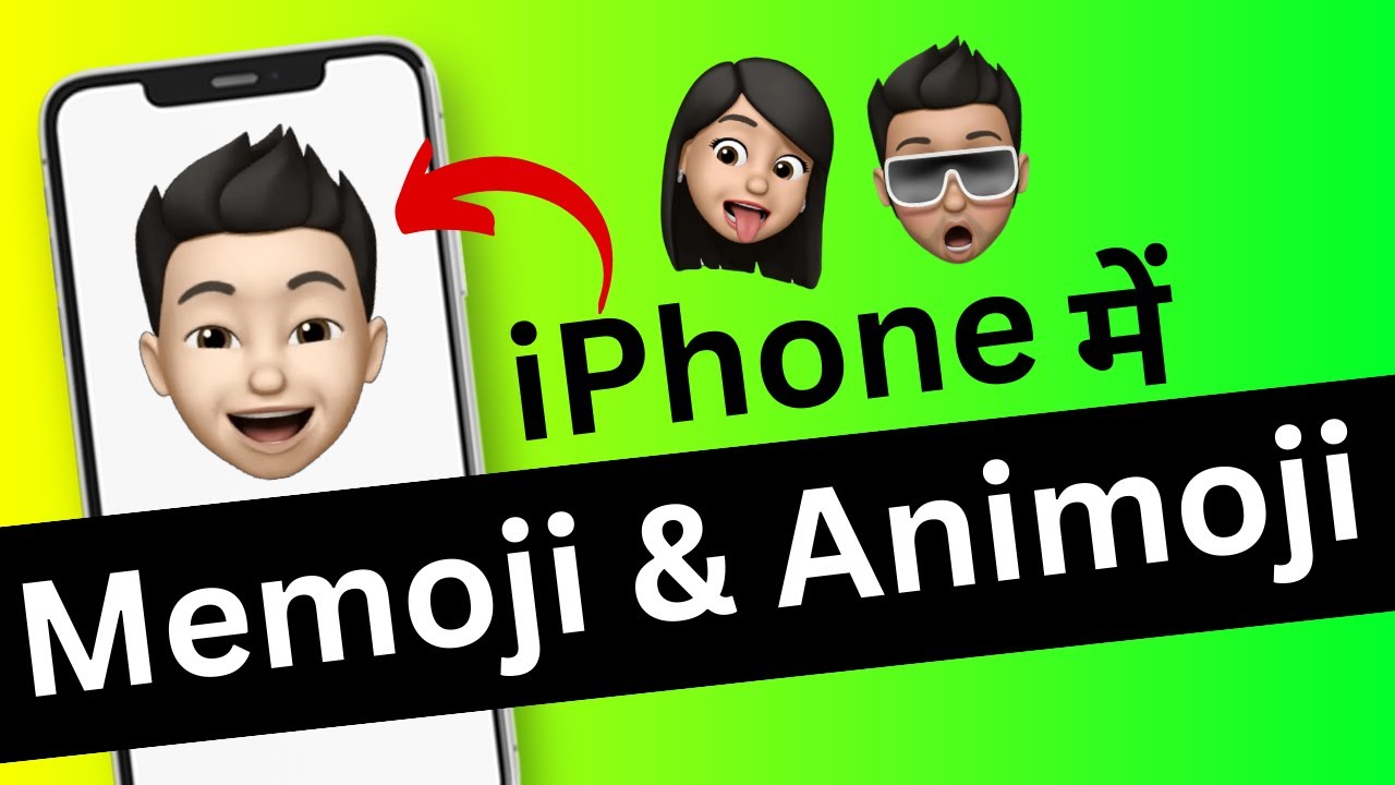 iPhone me Memoji/Animoji Kaise Banate Hai? Create Memoji in iPhone - YouTube