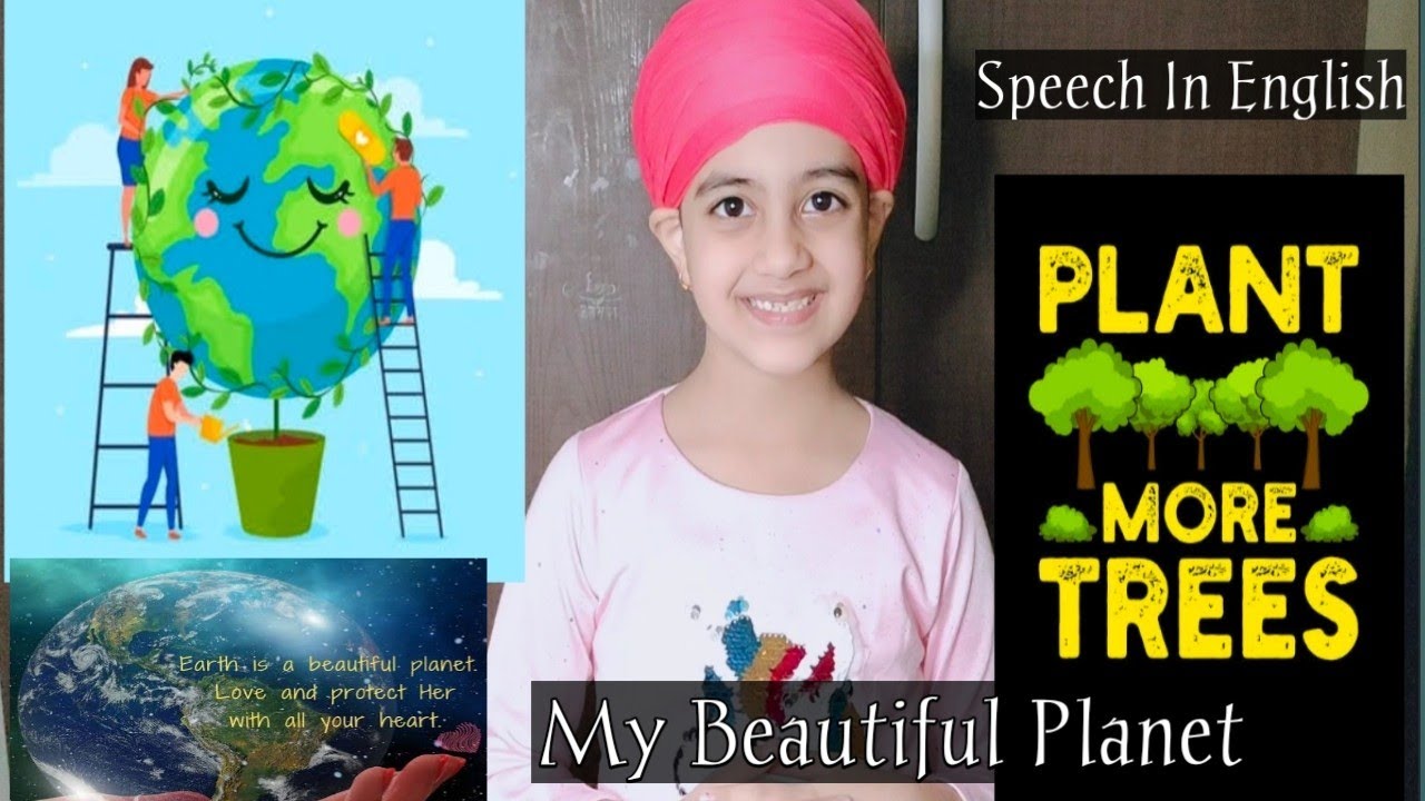My Beautiful Home Planet (Earth 🌎) ll Presentation (Speech) For Kids In ...