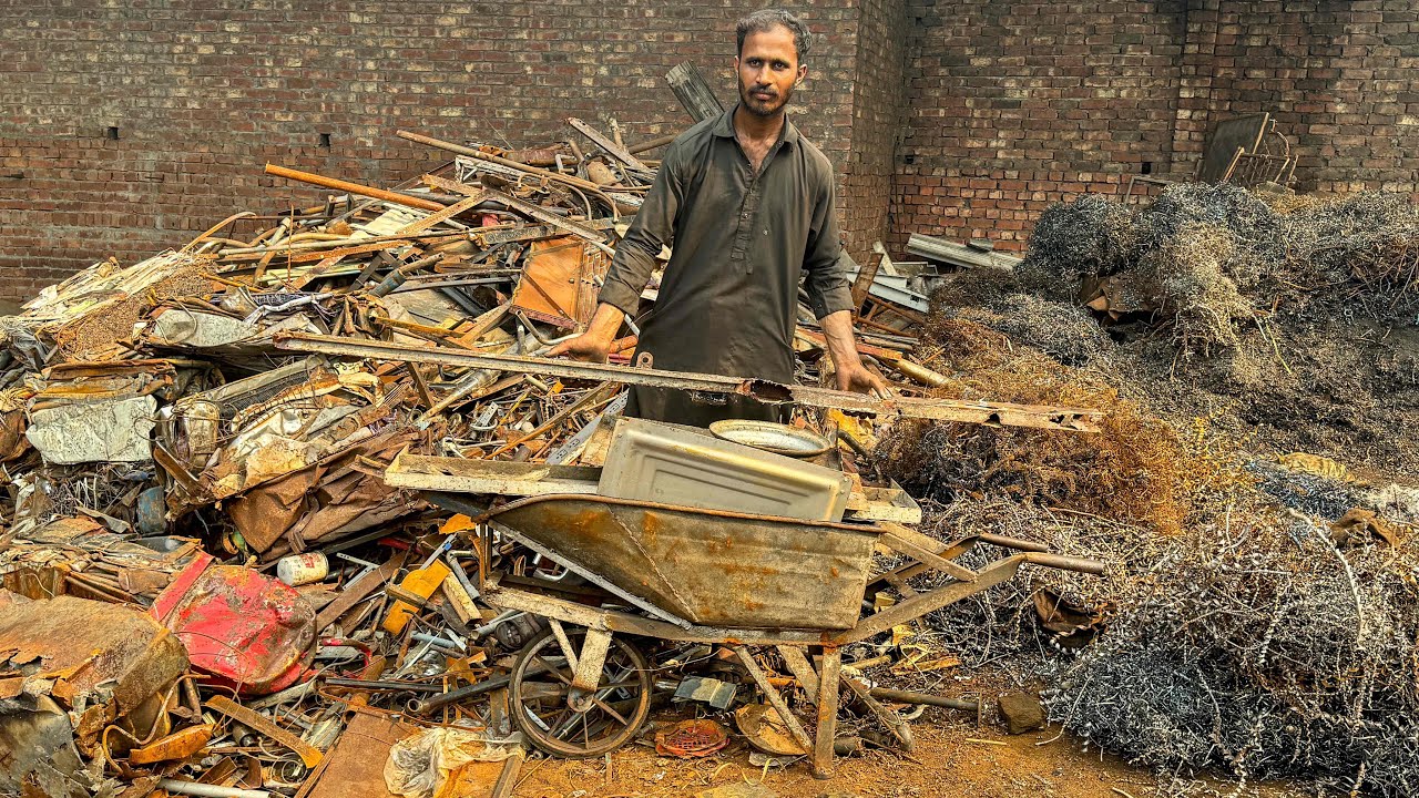 Most Incredible Metal Recycling Process | Tons Of Scrap Metal Recycling ...