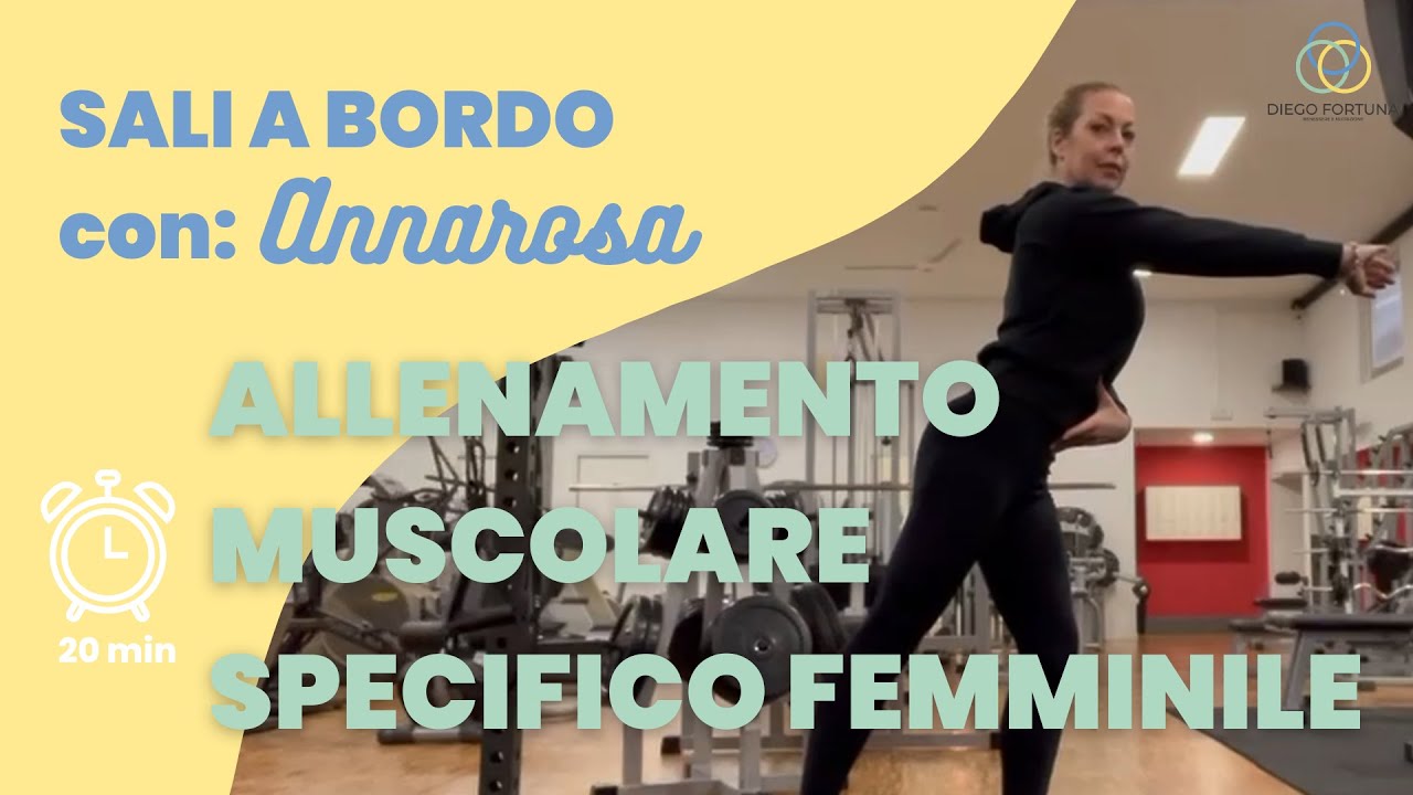 ALLENAMENTO MUSCOLARE specifico FEMMINILE - YouTube