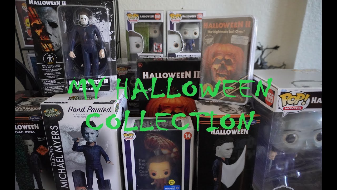MY HALLOWEEN MICHAEL MYERS COLLECTION OF TOYS , ACTION FIGURES , MASK ...