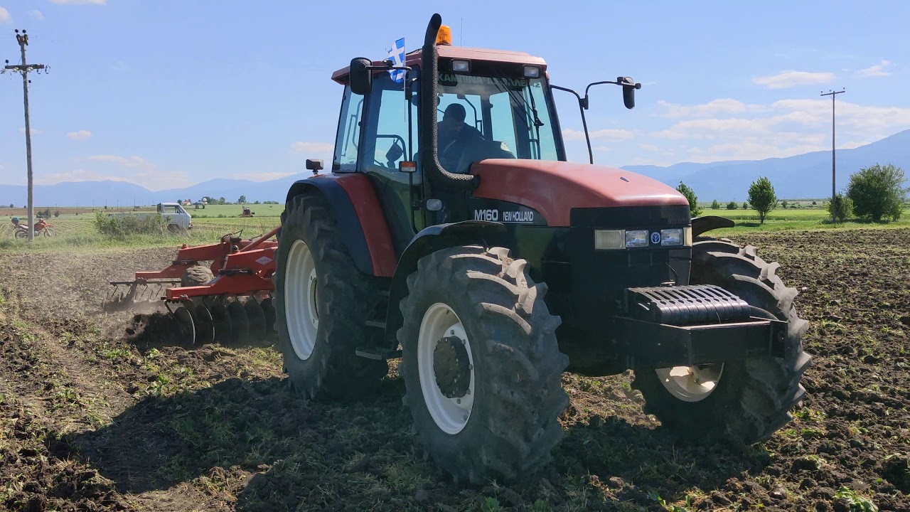 New Holland m160 & khun discover 36 - YouTube