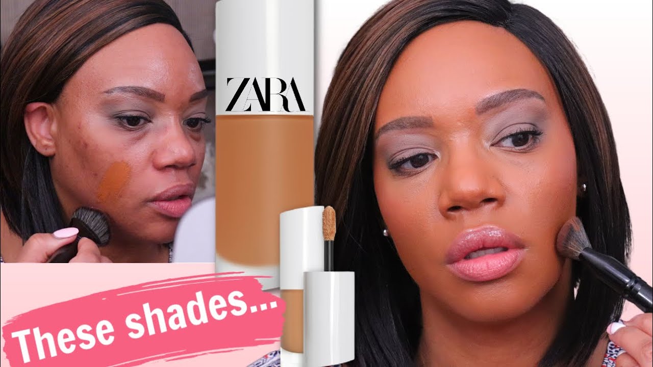 **ZARA** has Foundation and Concealer?! Wear Test on Oily, Acne Prone ...