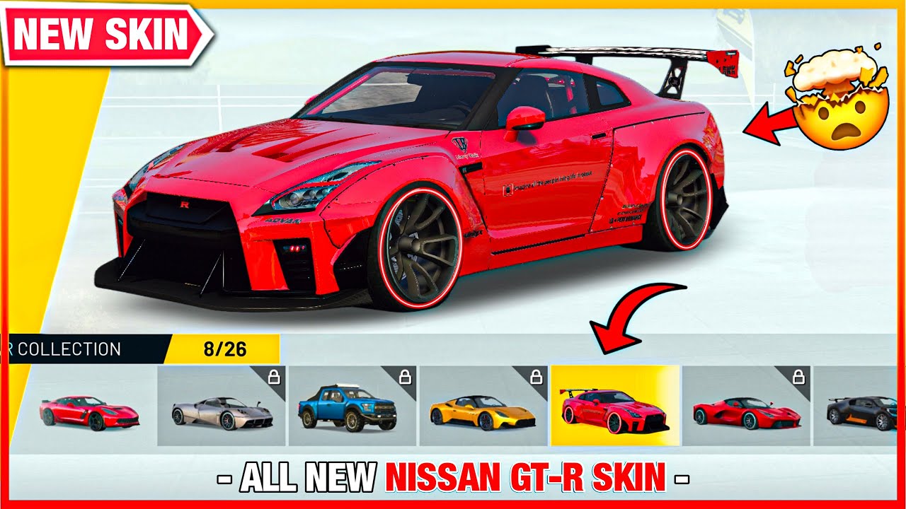 😱 All New Nissan GTR Skin 😱 - Extreme Car Driving Simulator 2022 - New ...