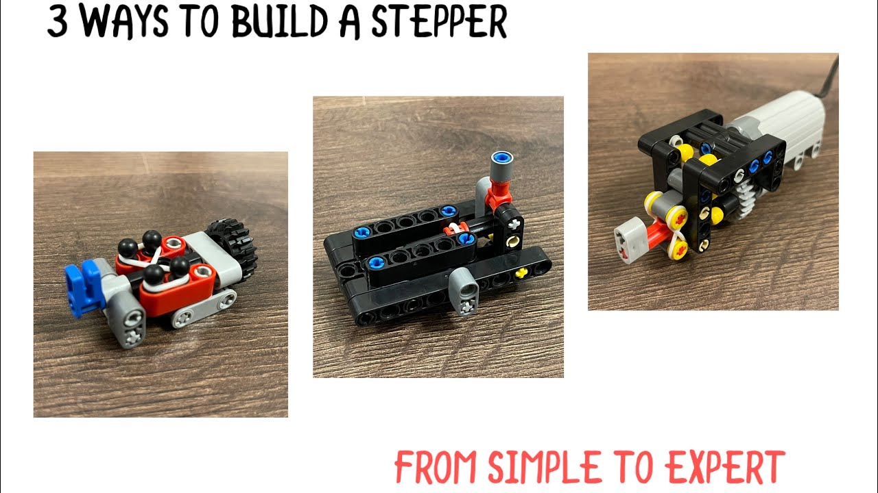 3 Ways to Build a Stepper | LEGO Technic - YouTube