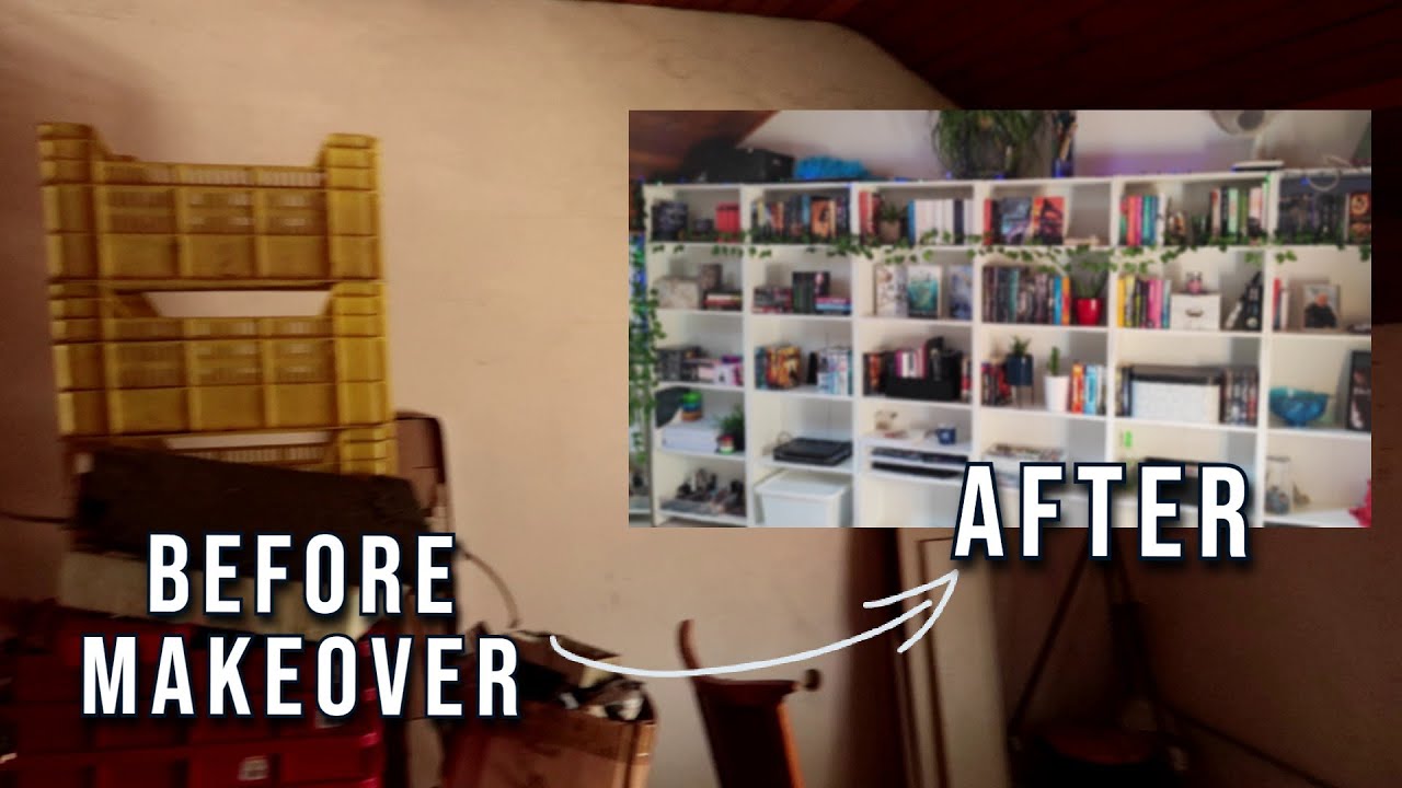 turning old storage room into a dream bedroom | extreme room makeover ...