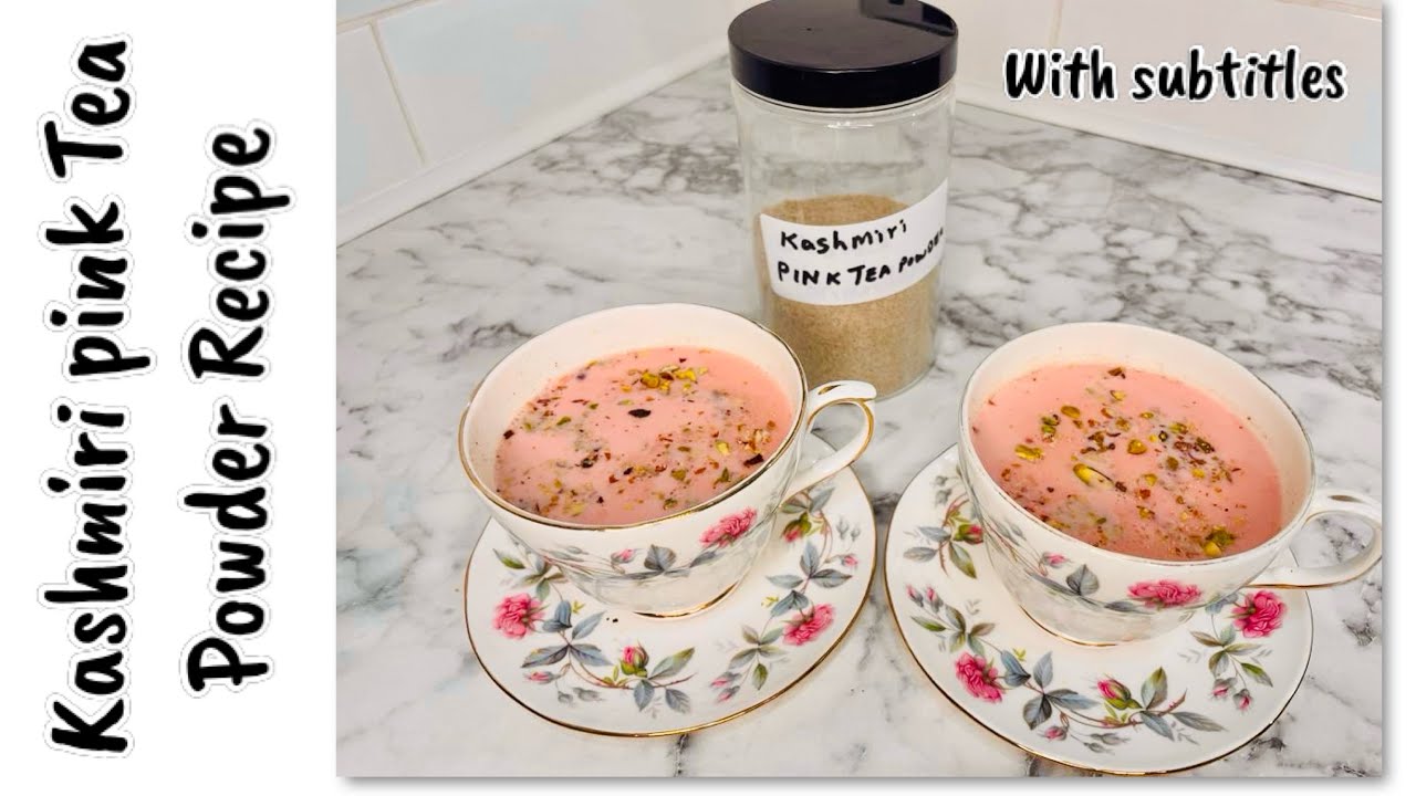 Kashmiri Pink Tea Powder Recipe! How to make pink tea! Kashmiri chai ...