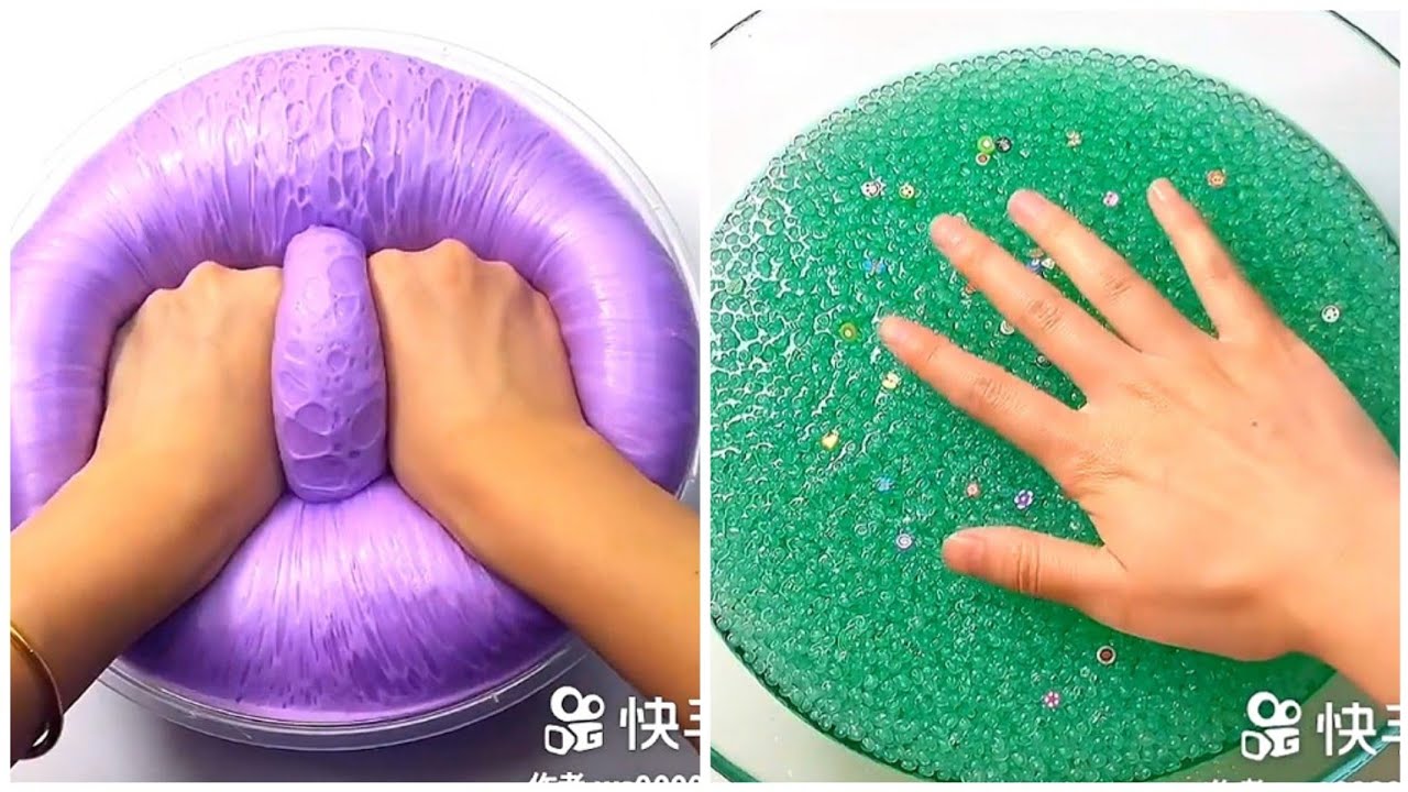 Satisfying Slime Asmr Videos 405 Crunchy Slime Compilation Slime