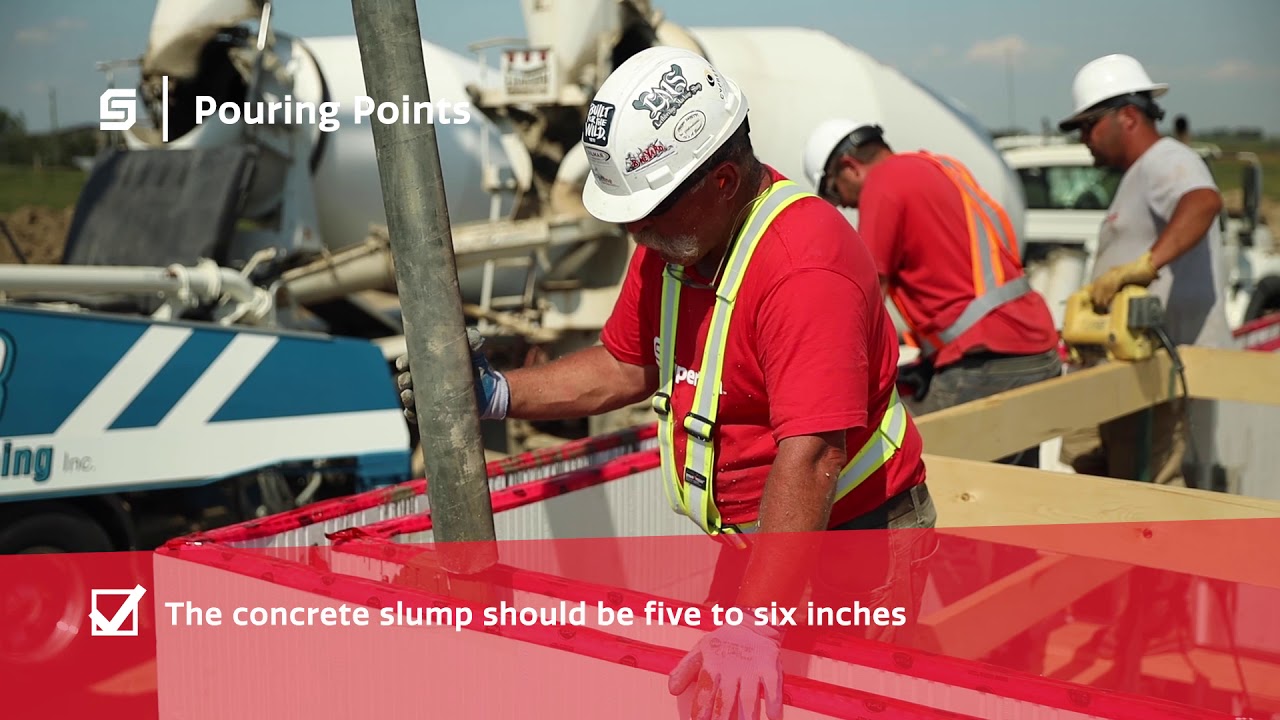 SuperForm Installation Series - Concrete Pour (11) - YouTube