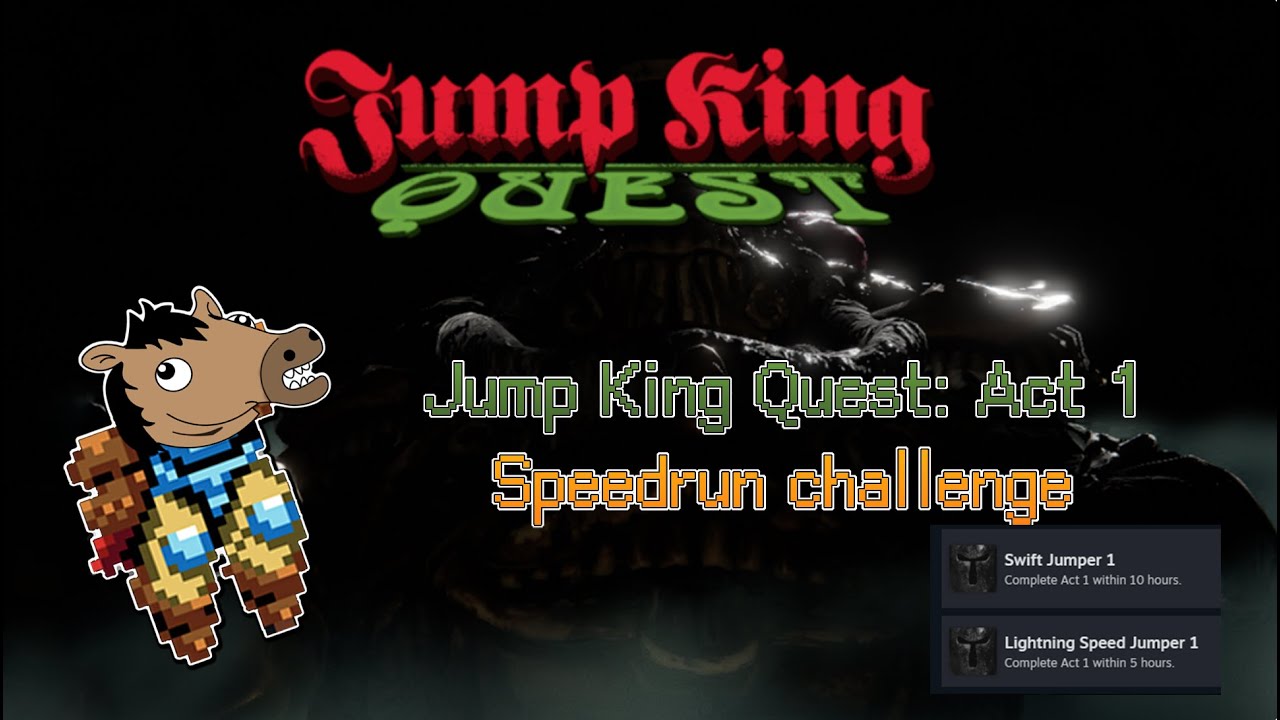 【Jump King Quest】魂系跳王EA上線啦，已經通關過一次，是時候來挑戰看看Speedrun成就了 - YouTube