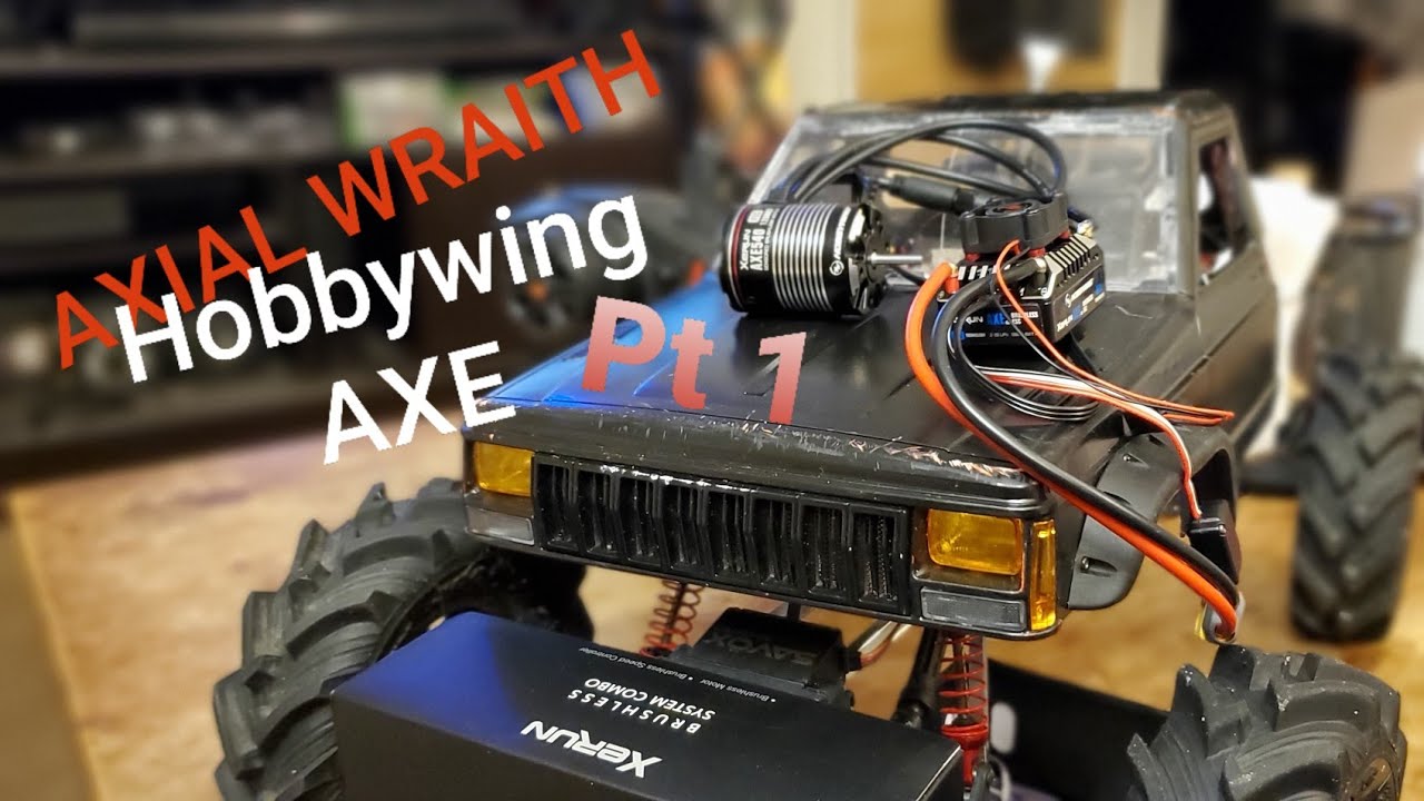 AXIAL WRAITH HW AXE MOTOR PT1: TESTING BRUSHED MOTOR BEFORE SWAP - YouTube