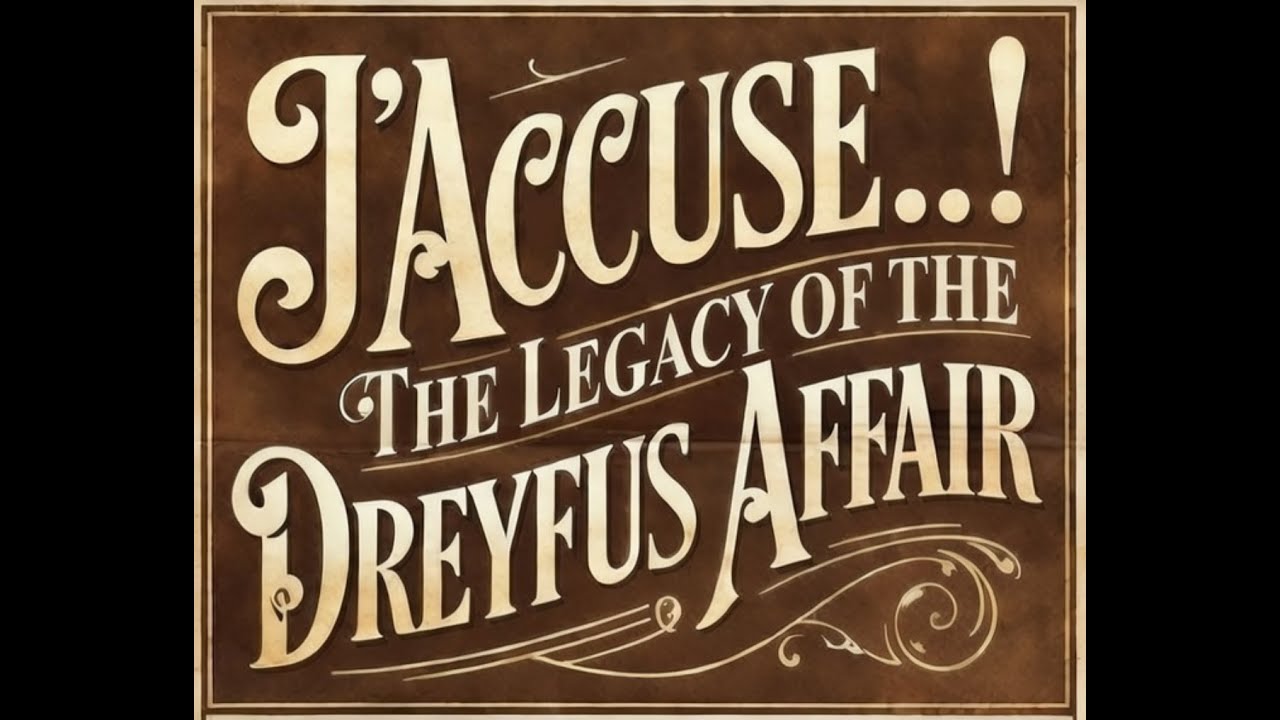 J'Accuse...! The Legacy of the Dreyfus Affair, Dr. Ryan Haecker ...