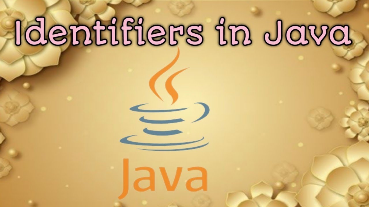 Identifiers in Java - YouTube