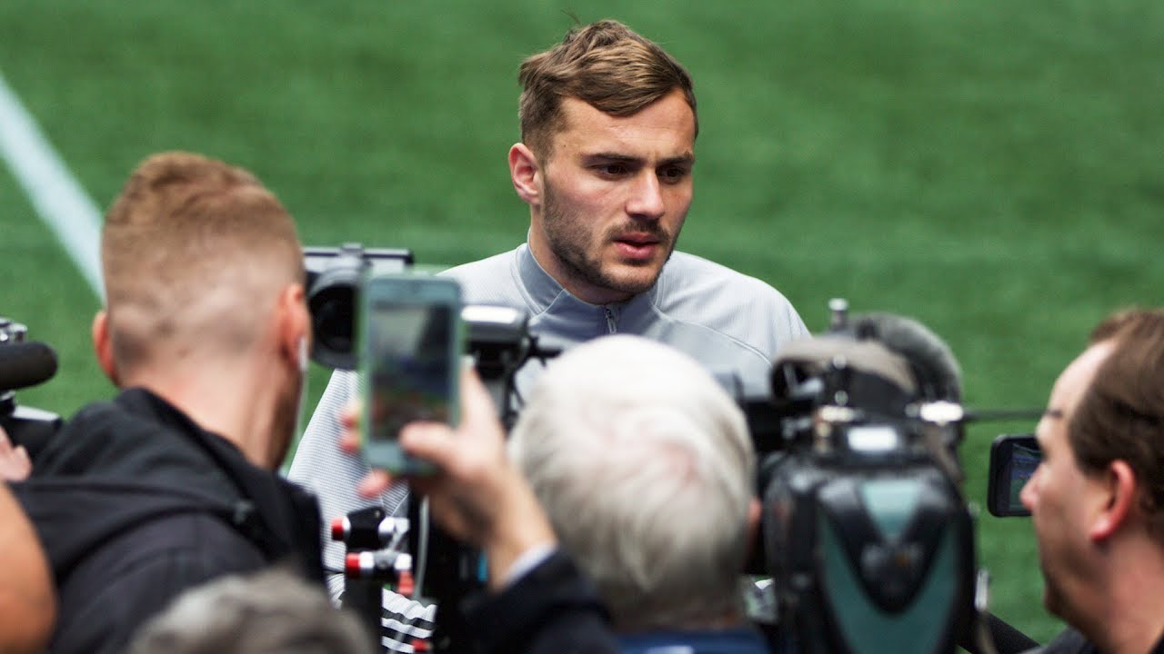 Interview: Jordan Morris on the home opener vs Chicago Fire - YouTube