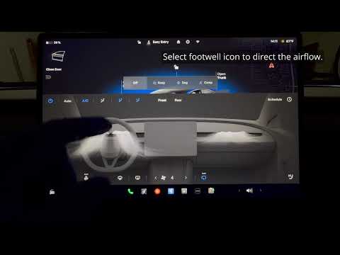 Tesla: How to Get AC/Heat to Your Feet #tesla