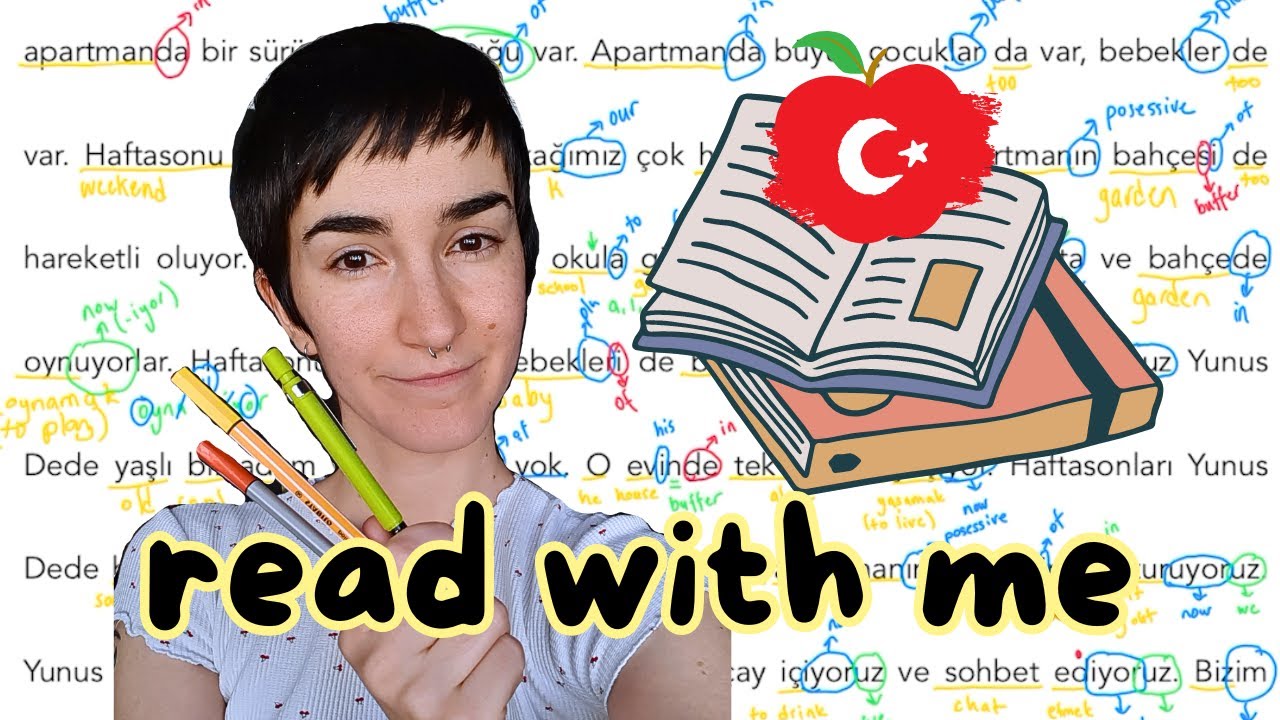 Turkish Lesson for Beginners - Reading a Text Together & Grammar and ...