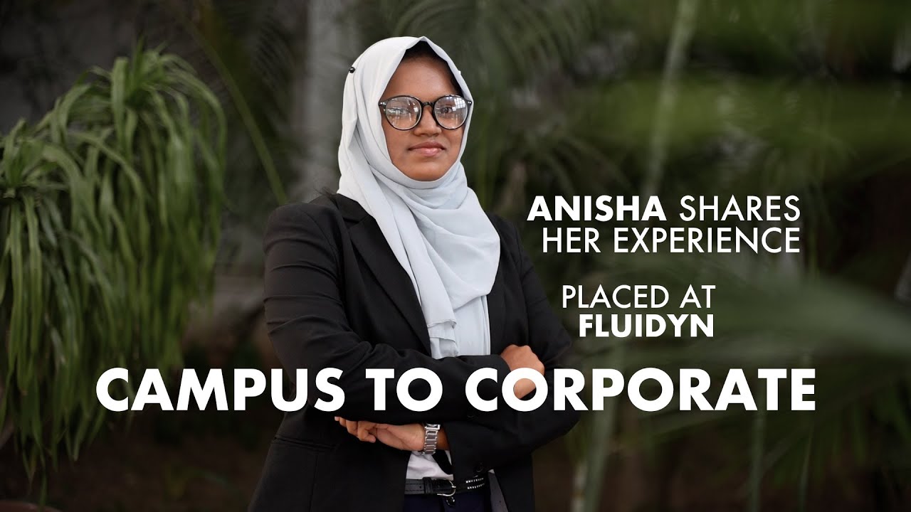 BTech Brilliance to Fluidyn #SuccessStory: Anisha Fatima - YouTube