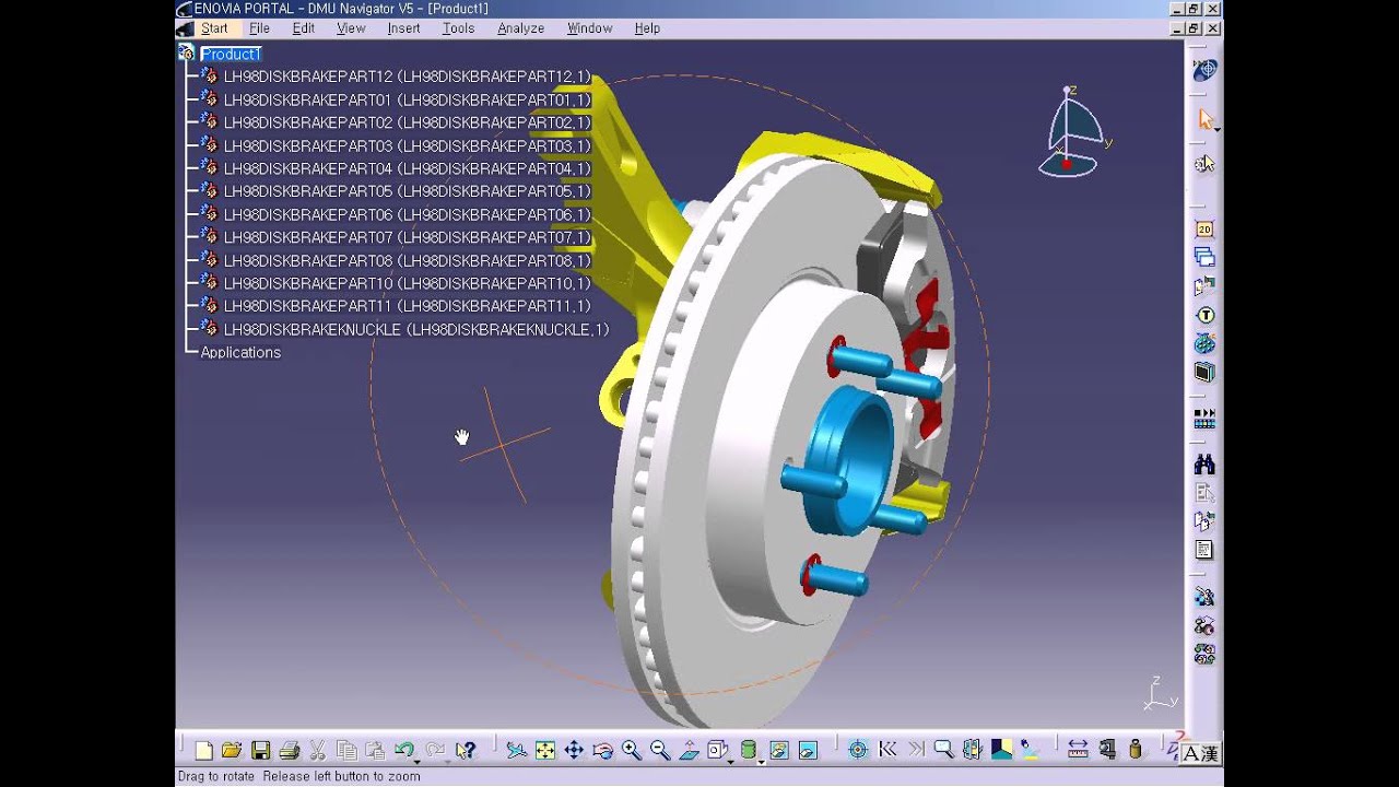CATIA Assembly Product Reviewer - YouTube