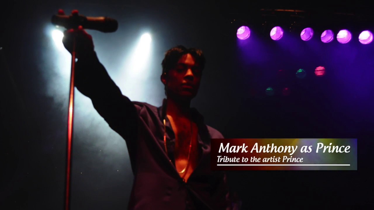Prince Tribute Show, Mark Anthony as Prince - YouTube