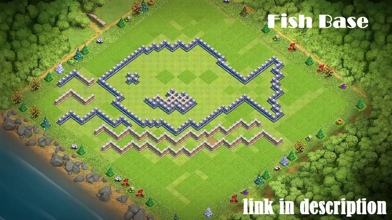 Fish base design for TH11 and TH12 by Gaming Knowledge - YouTube