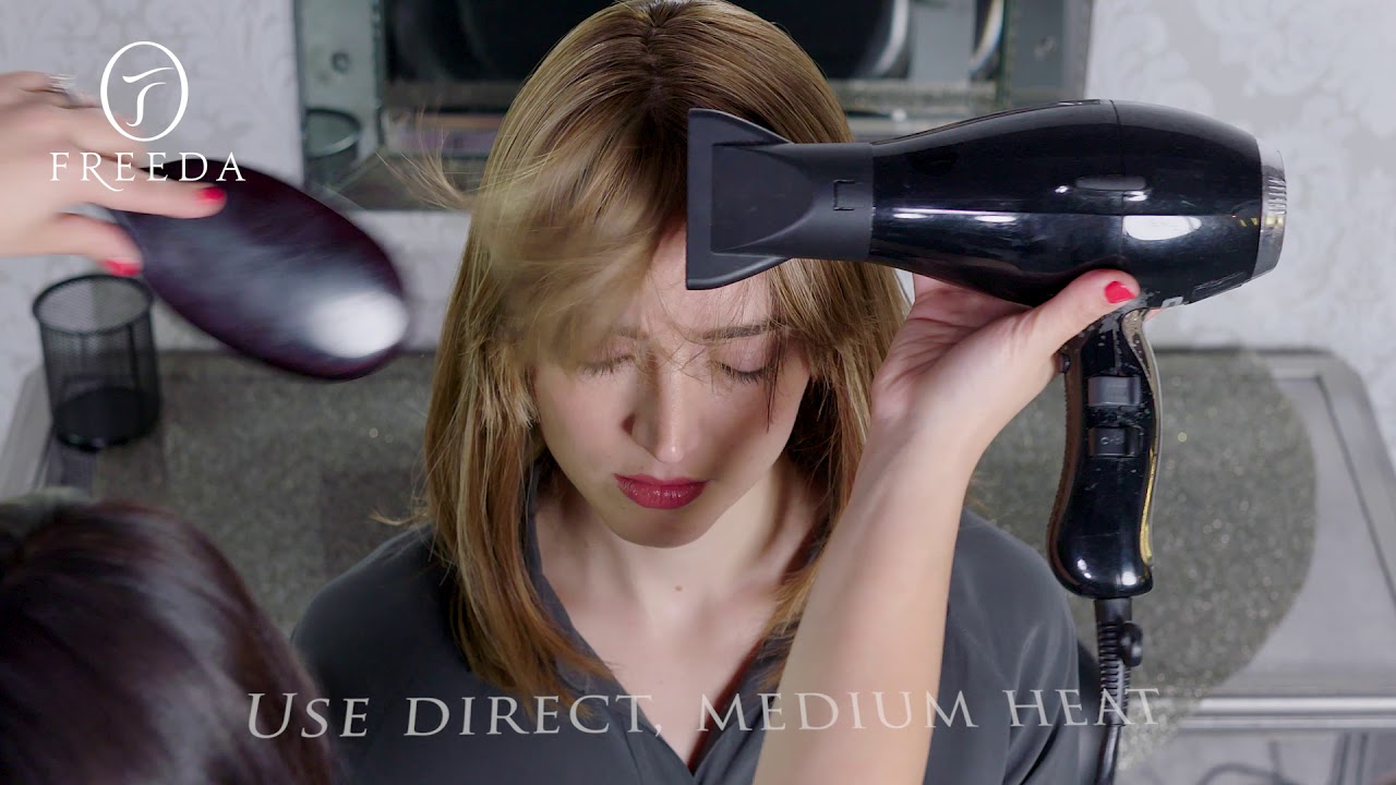 How to Style Bangs - Tutorial - YouTube