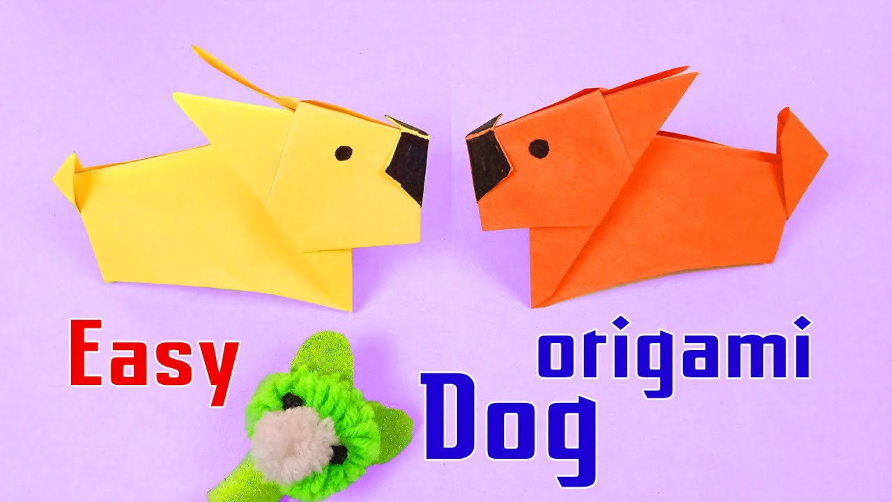 Easy Origami Dog For Beginners | How To Make Origami Dog Step By Step ...