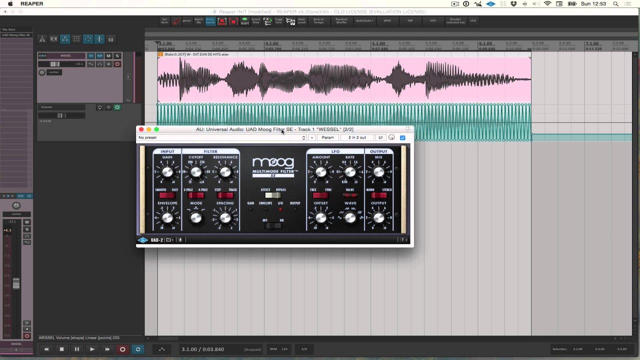 LFO shaped automation in Reaper ! - YouTube