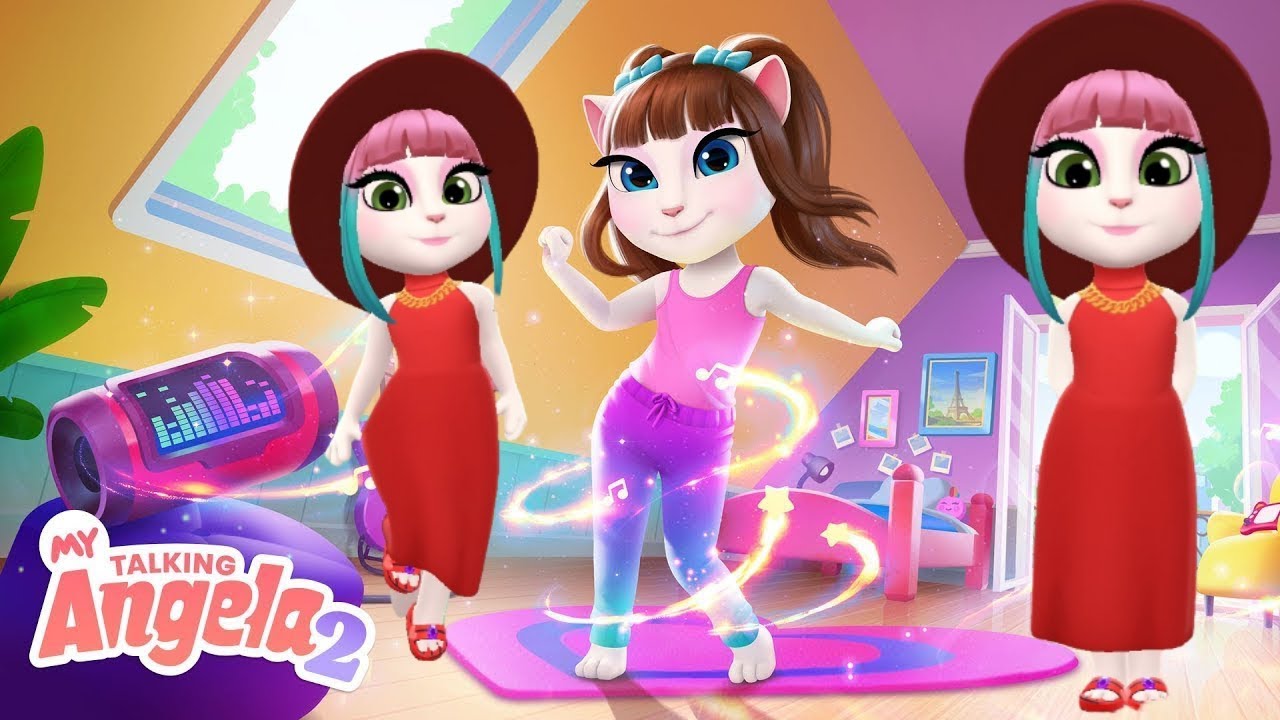 💅My Talking Angela SINGER SingingTime!! ️💃🎇#talkingangela2 #singer ...
