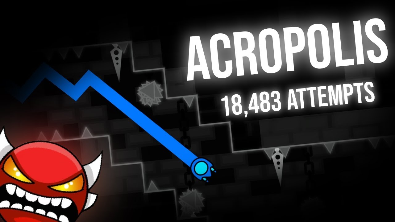 JUMP FROM A MEDIUM DEMON | Acropolis 100% (Insane Demon) - YouTube