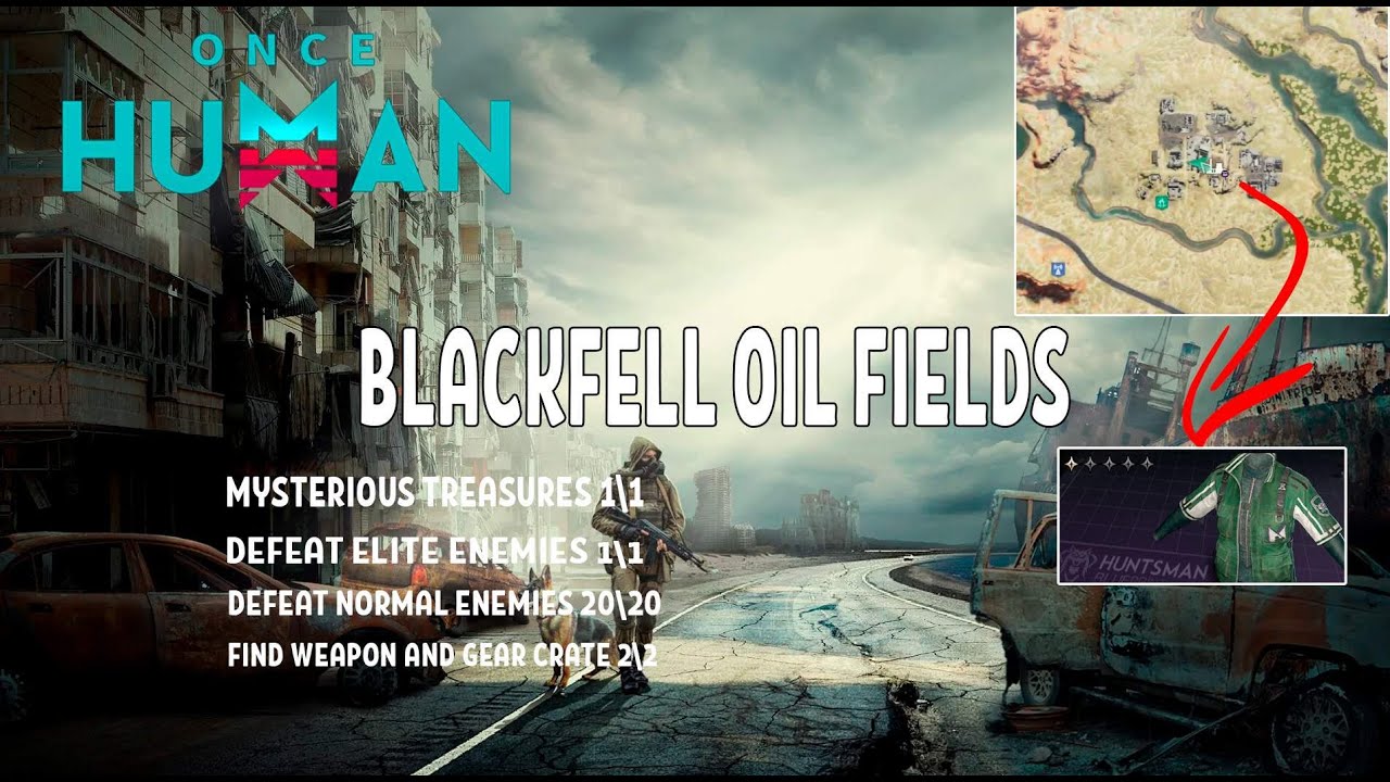 ONCE HUMAN | BLACKFELL OIL FIELDS | ПРОХОЖДЕНИЕ | FALCON CLOTHING SET ...