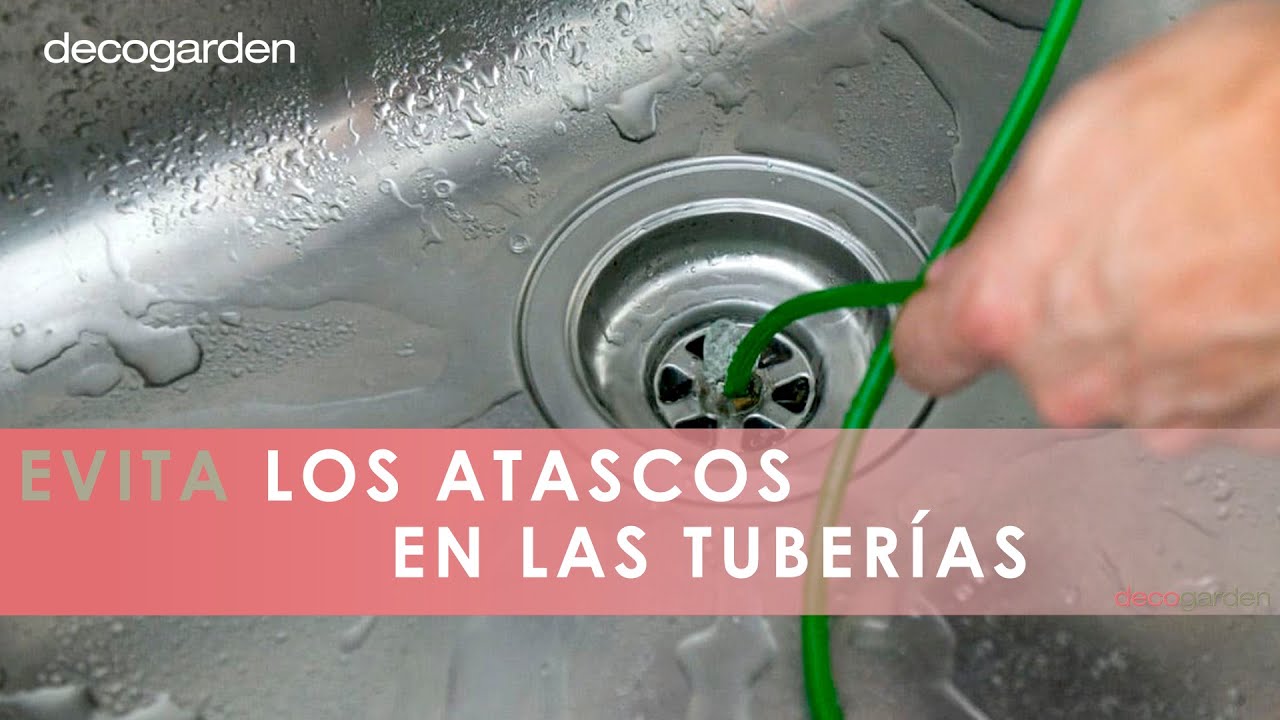 ¡Despídete de los ATASCOS en las TUBERÍAS! 👩‍🔧 ¡Fácil, barato y rápido ...