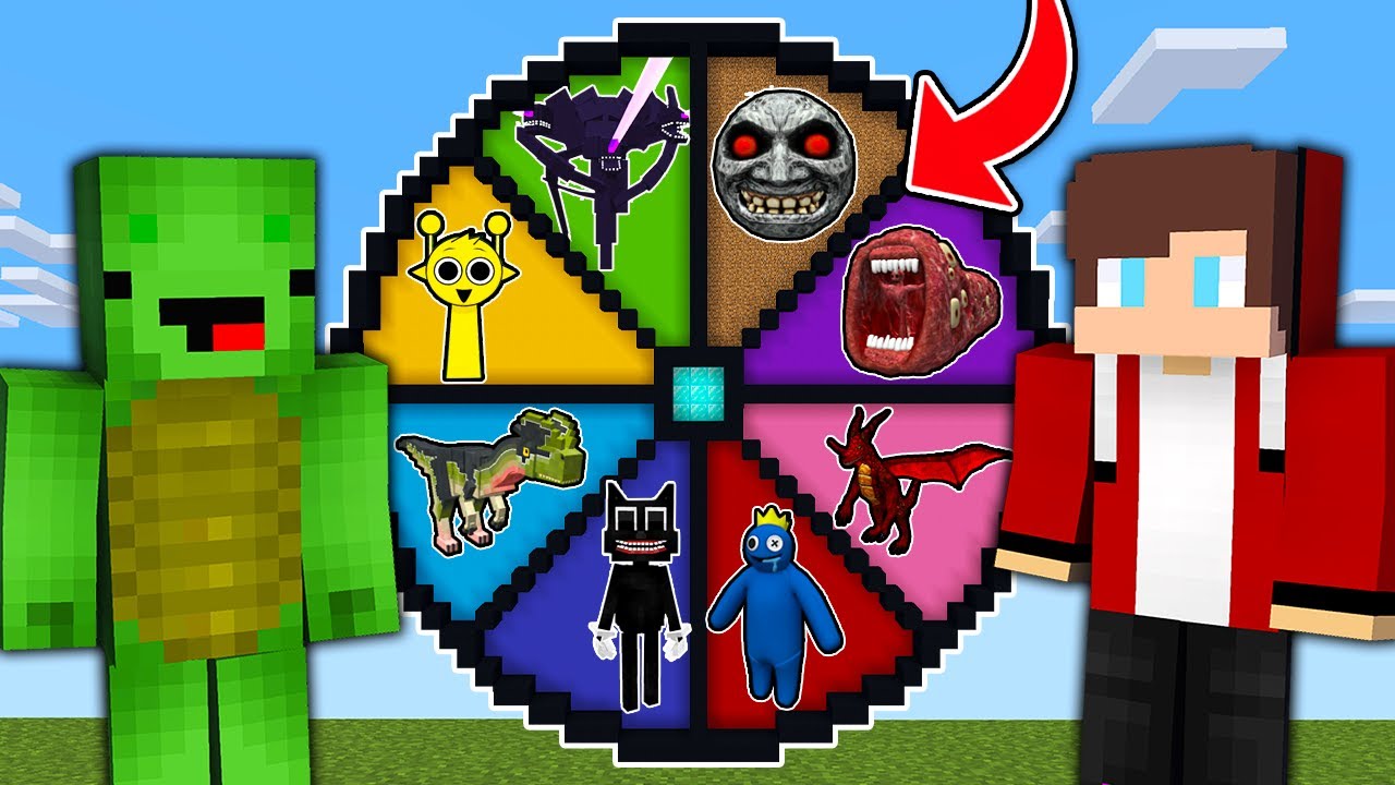 The Roulette of Horror Mobs in Minecraft! - YouTube