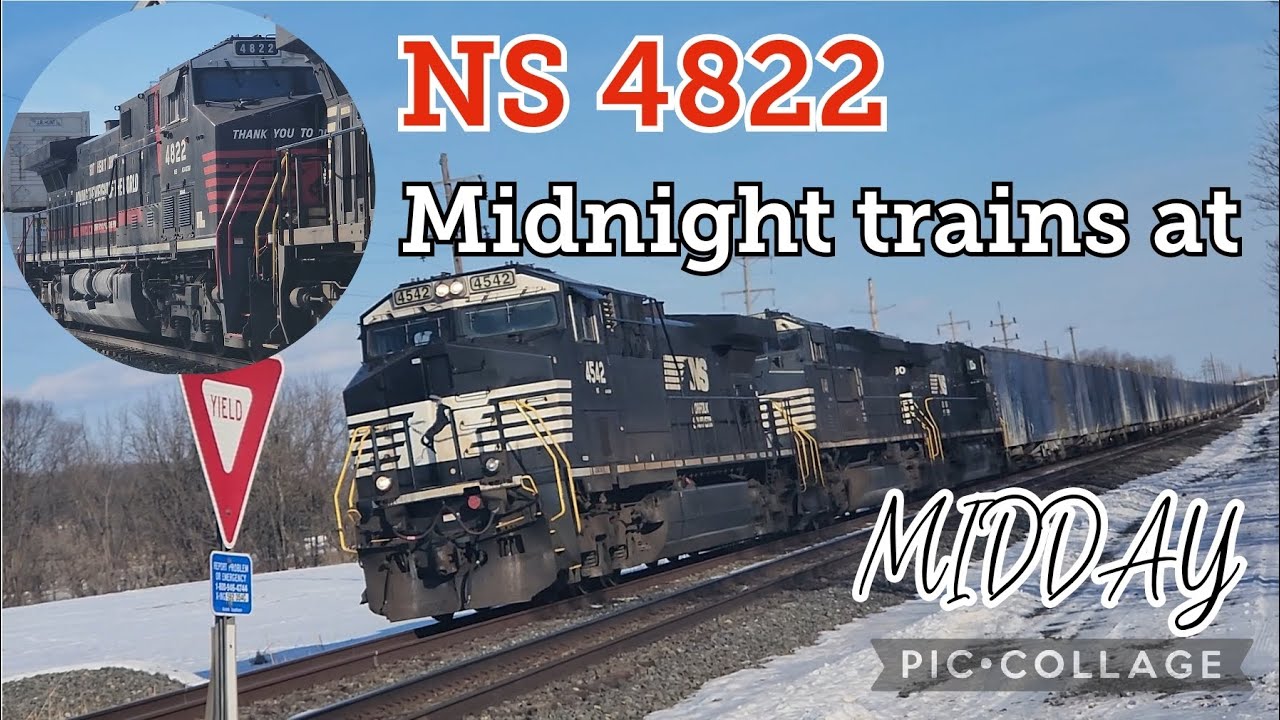 Midnight Trains at Midday | Ft. NS 4822 - YouTube