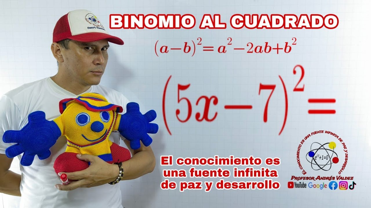 BINOMIO AL CUADRADO 3. Diferencia de dos cantidades al cuadrado Álgebra ...