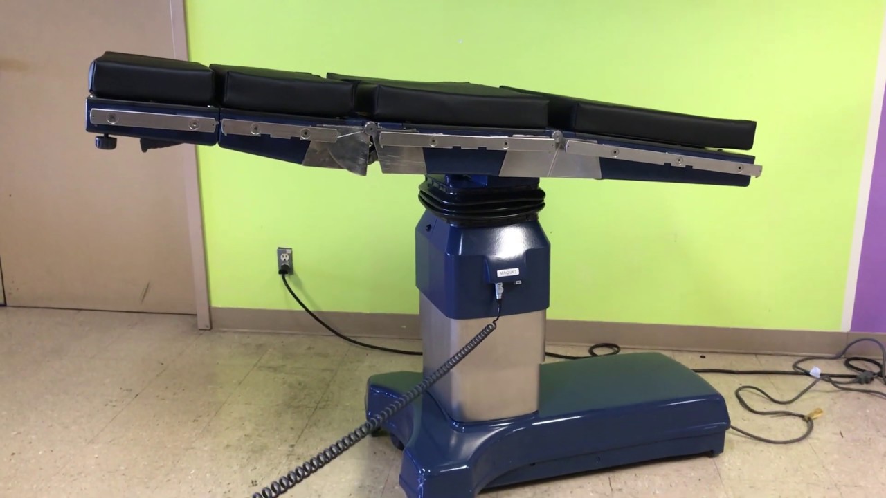 Maquet Alphastar Surgical Table With Remote Control (Refurbished) - YouTube