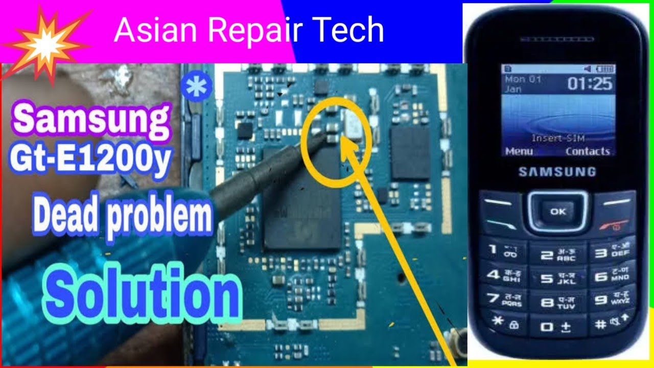 Samsung E-1200y Dead Solution 100% || Samsung 1200 Sorting Solutions ...