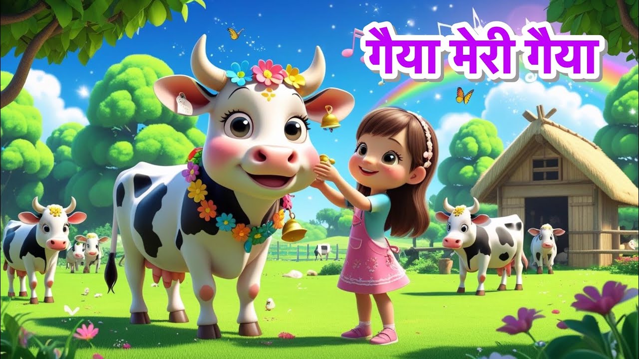 Gaiya Meri Gaiya | Gaiya Meri Gaiya Meri Cartoon | गैया मेरी गैया ...