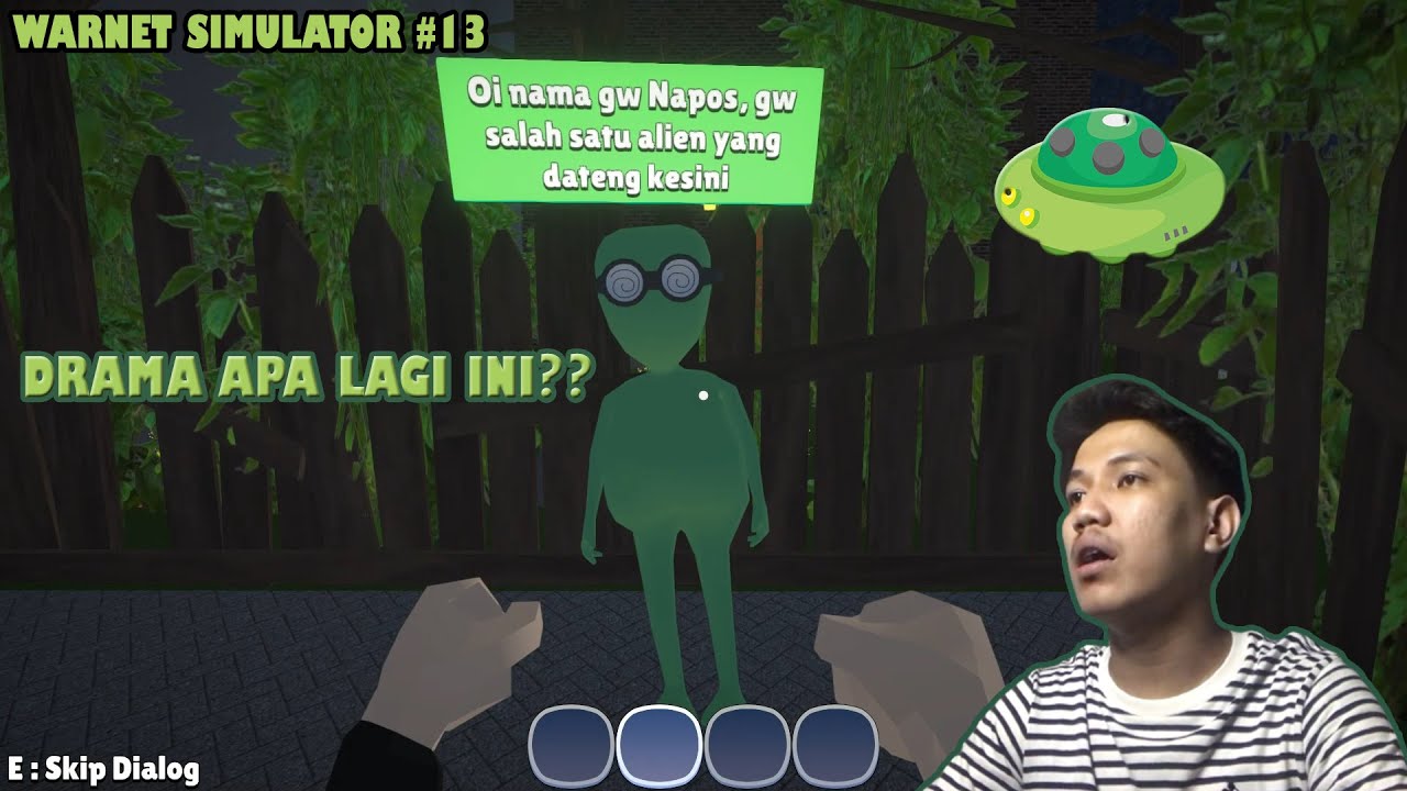 KUNJUNGAN NAPOS KE BUMI | WARNET SIMULATOR #13 - YouTube