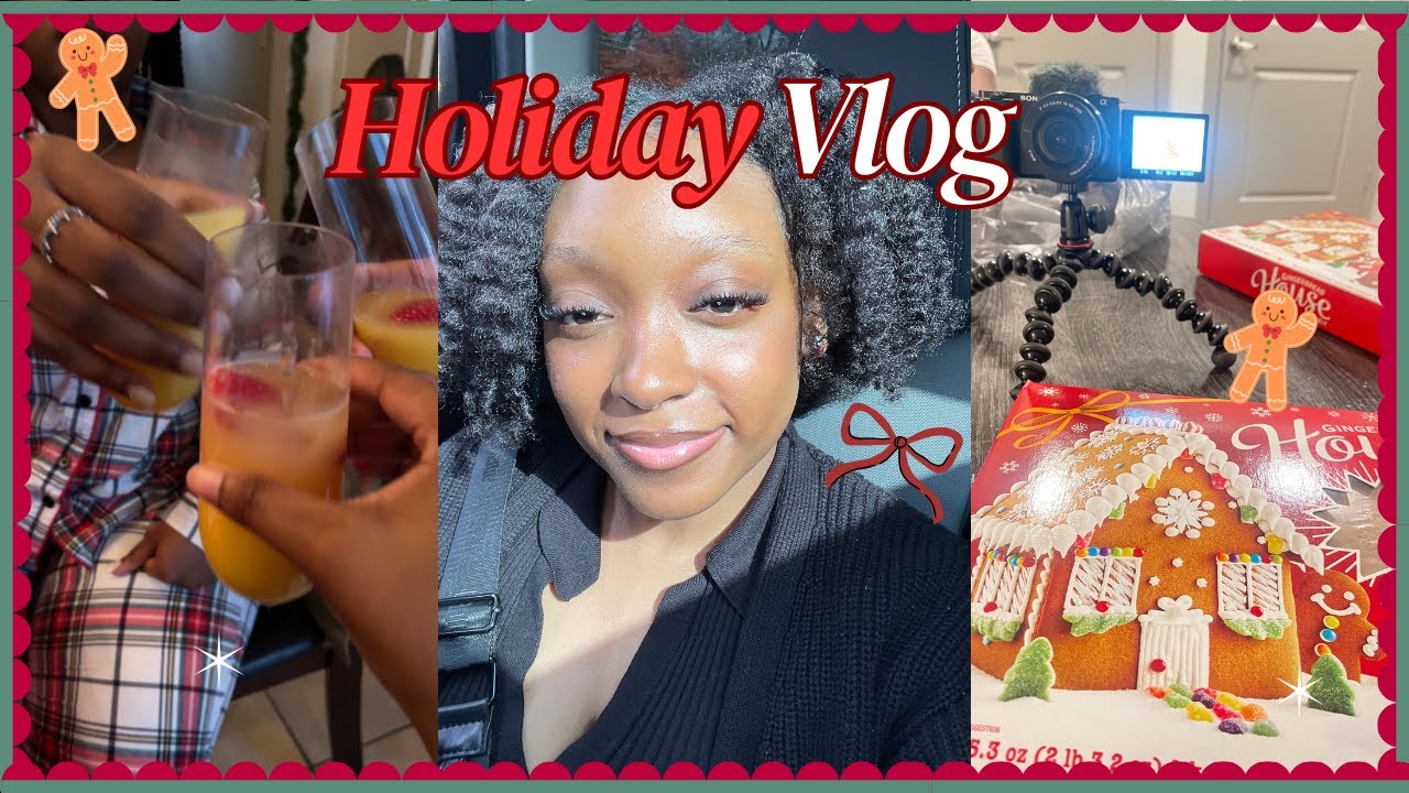 HOLIDAY VLOG | Girls night, baking, Christmas party + more - YouTube